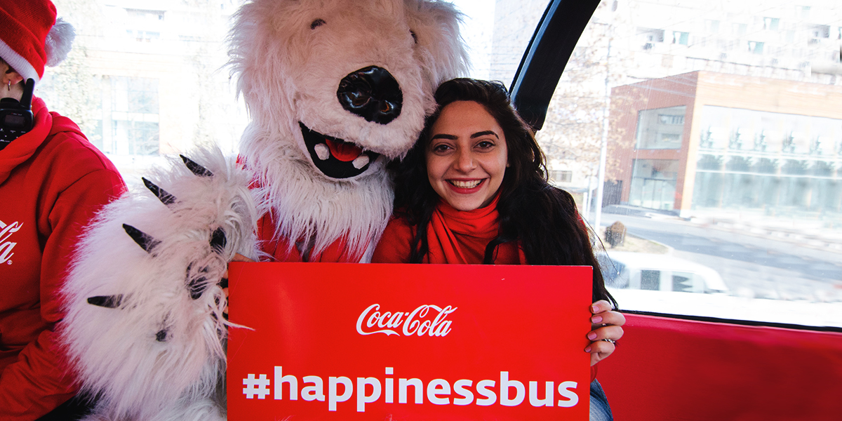 COCA-COLA HAPPINESS BUS | MAROG Creative Agency